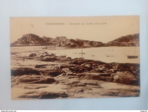 Cpa Trebeurden Rochers du Castel et le port 1932 | eBay
