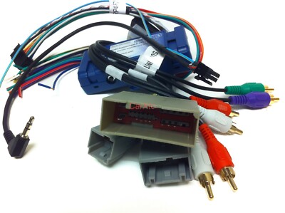 FORD Premium Stereo Radio Wire Harness & FM Plug w Steering Control CAN ...