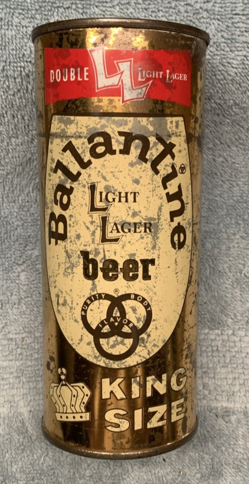 Empty Ballantine Double LL King Size Flat Top Beer Can | eBay