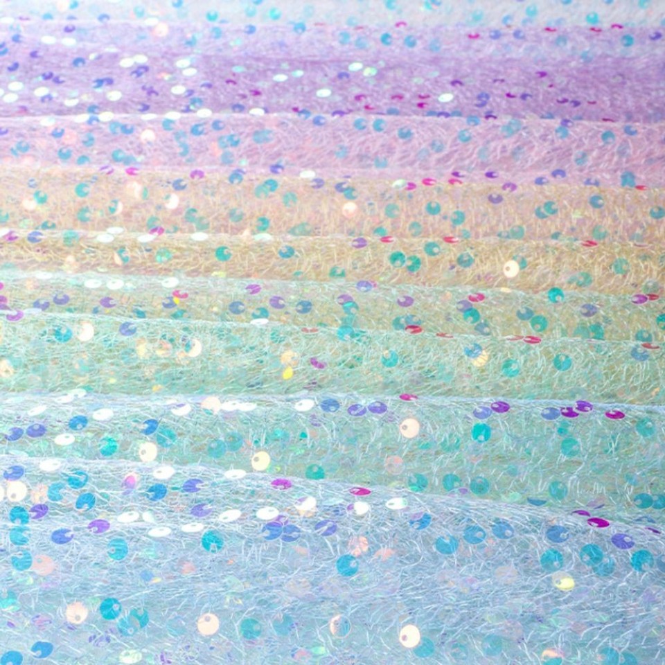 Rectangular Mermaid Theme Table Runner Glitter Table Cover Home ...