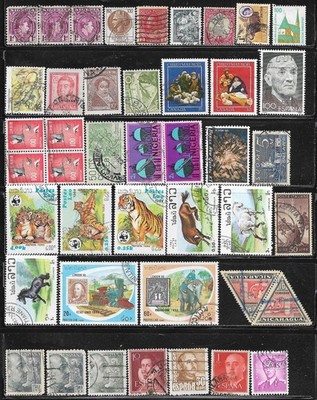 Worldwide Stamp Packet Lot of 43 off paper Stamps World Wide Collection ...