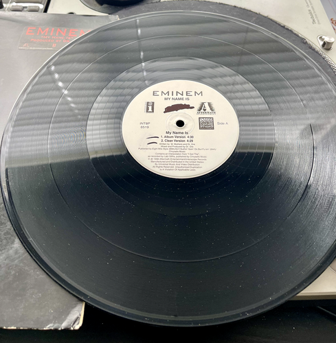 Eminem - My Name Is OG 1999 Press 12" PROMO in OG Hype Sticker Cover ...