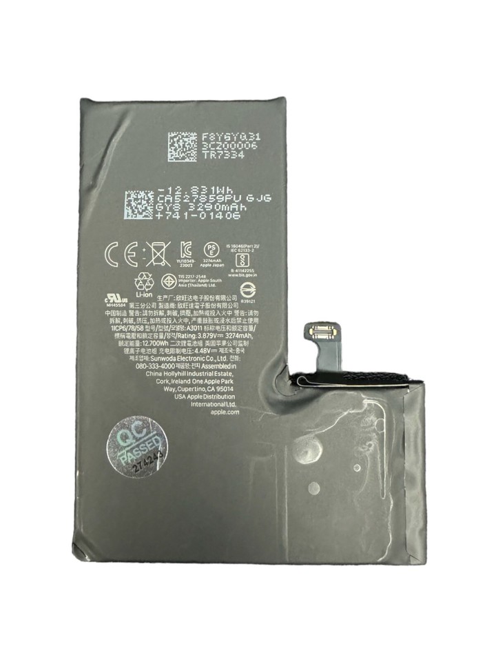 iPhone 15 Pro A3011 Battery Replacement OEM Original Apple BH 90-95% | eBay