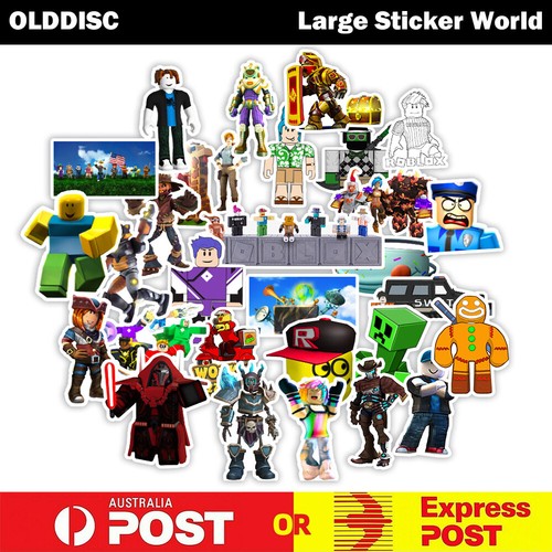 50pcs Roblox Game Vinyl Sticker Luggage Car Laptop Phone Skateboard ...