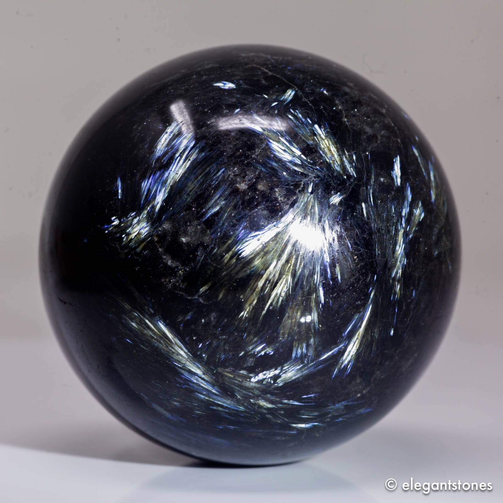 545g69mm Astrophyllite Sphere Crystal Ball Stone Fireworks Quartz ...