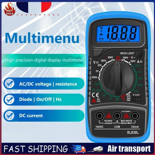 Multifunctional Multimeter Tools High-precision Multimetro Tester (Blue ...