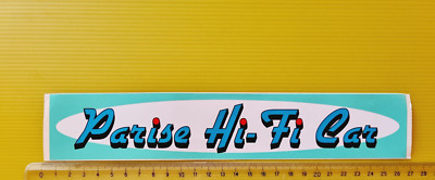 Adhesive Parise Hi-Fi Car Sticker Autocollant Aufkleber Vintage 80s | eBay