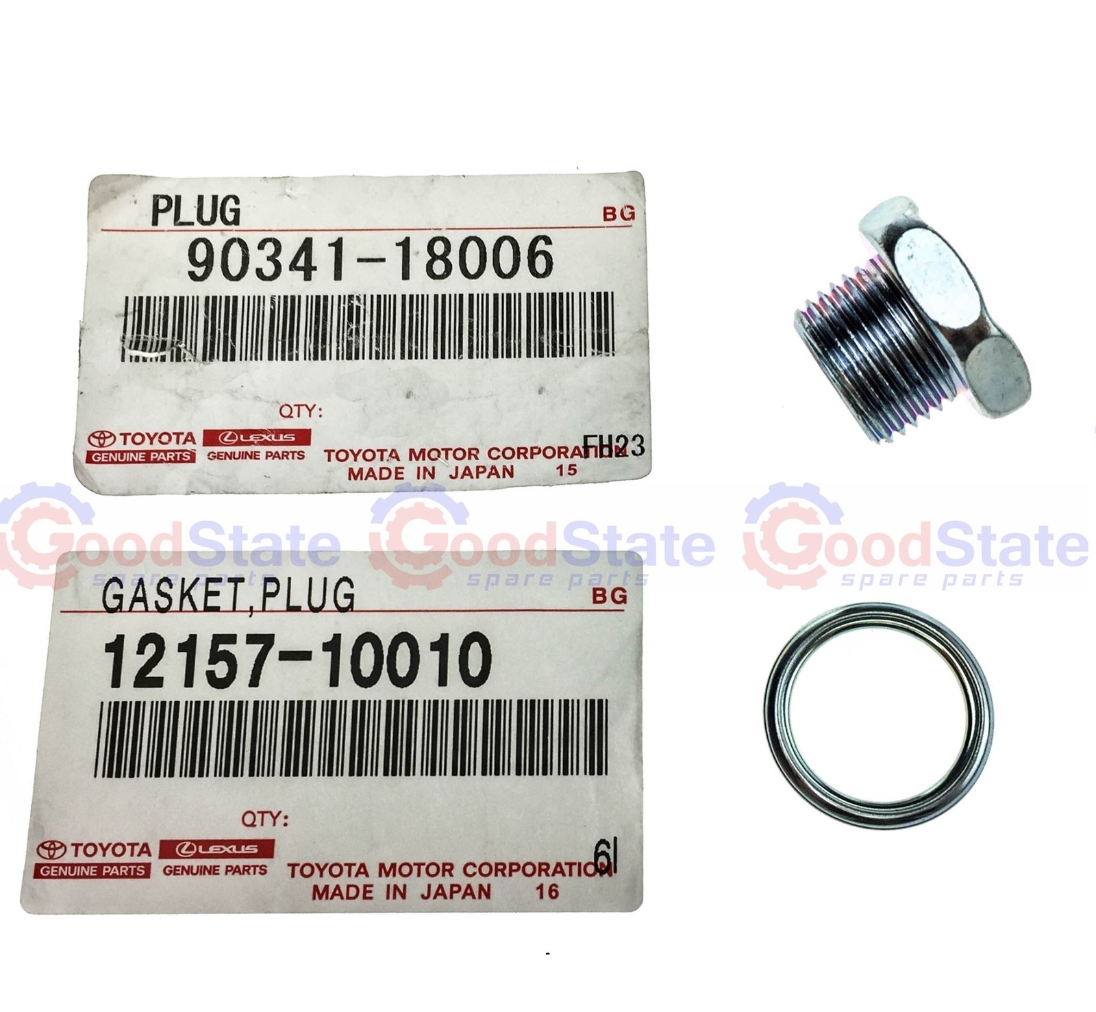 GENUINE Toyota Lexus Most Models 9034118006 Diff Filler Plug With ...