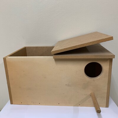 Rosella Wooden Breeding Nest Nesting box w hinged lid AUSTRALIAN MADE ...