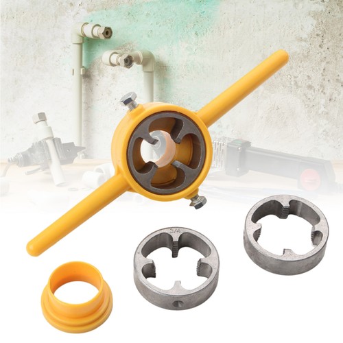 6Pcs Tap Die Set NPT 1/2in 3/4in 1in Thread Tapping Tool Kit For PVC ...
