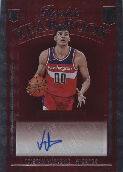 2023-24 Donruss Elite - Rookie Yearbook Autographs Tristan Vukcevic # ...