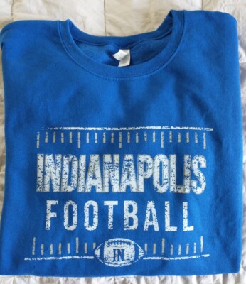 Vintage Indianapolis Football Crew Neck Pullover Sweatshirt Men’s Size ...