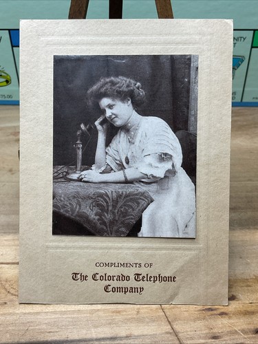 1940s The Colorado Telephone Company Photograph Advertisement Flyer B25 ...
