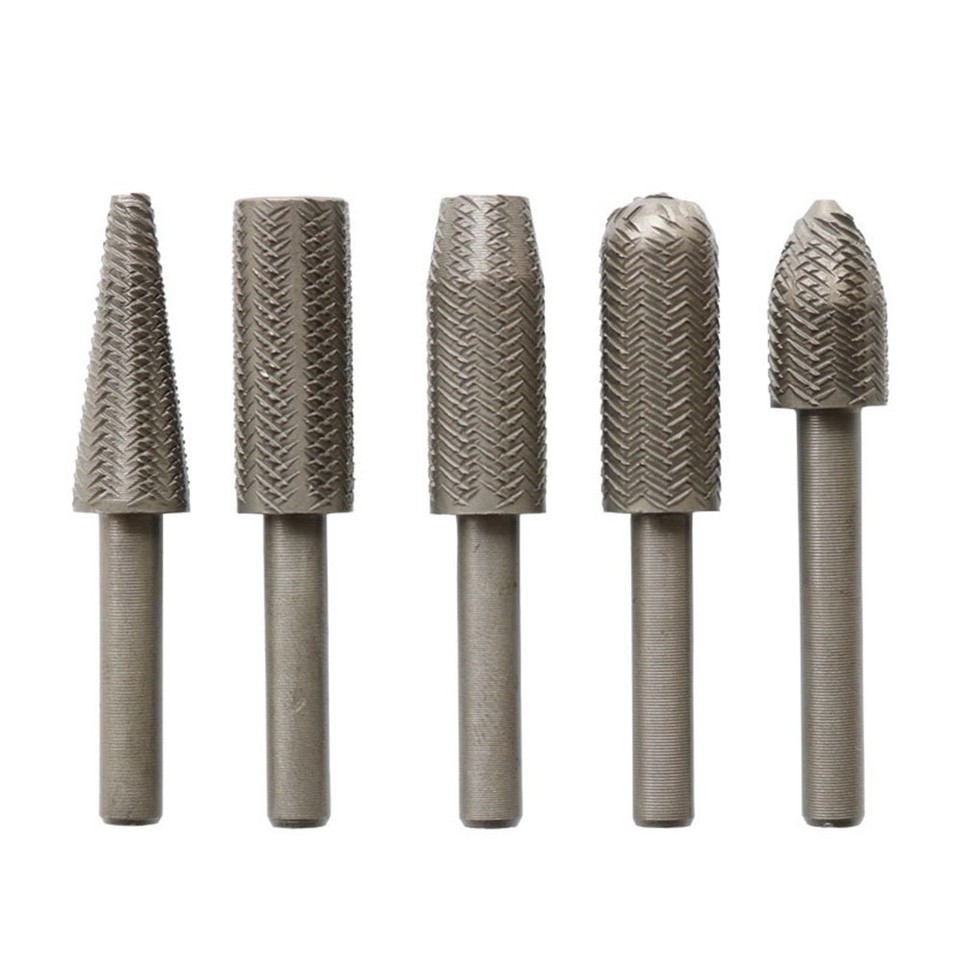 6cm Long Rotary Rasp Bits for Enlarging Holes and Grinding For Steel 5 ...