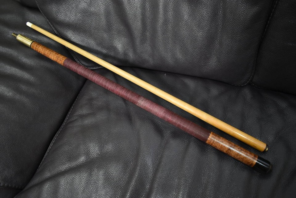 Vintage Cue Stick 3C for Three Cushion Billiards, Long handle, Gold ...