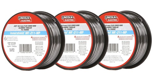 Lincoln Electric MIG Welding Wire NR-211-MP .035 Spool ED030584 3-Pack ...