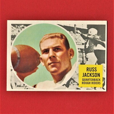 Russ Jackson - 1960 - Rough Riders - Topps CFL - #63 - (EXMT) - A8 | eBay
