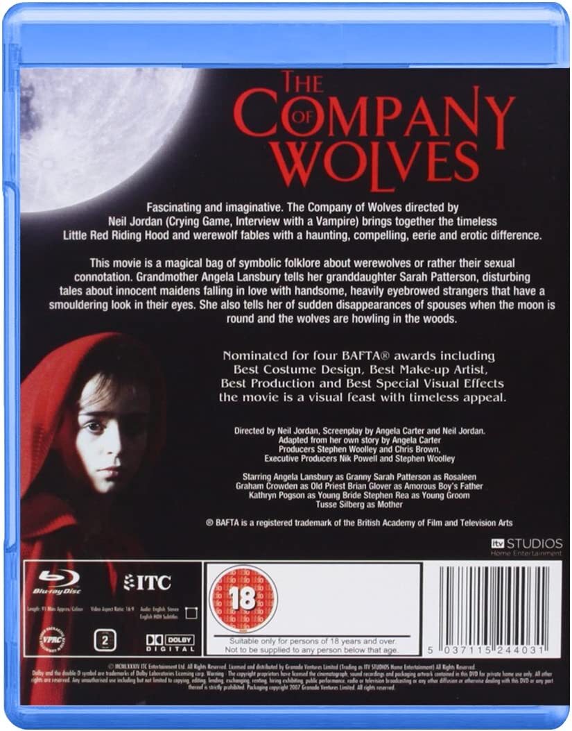 Company of Wolves (Blu-ray) David Warner Angela Lansbury Graham Crowden ...