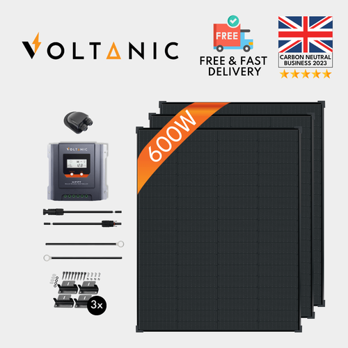 600W Solar Panel Kit 24V | MPPT Controller, Mounts | Home/Motorhome ...