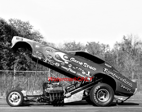 Gene Snow "Rambunctious" 1971 Dodge Charger NITRO Funny Car PHOTO! #(93 ...