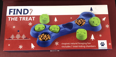 NIB Dog Christmas Gift Present "Find The Treat" Toy Training Puzzle | eBay