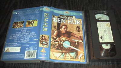 Ben Hur VHS Video Cert MGM Screen Epics Action Adventure Classic ...