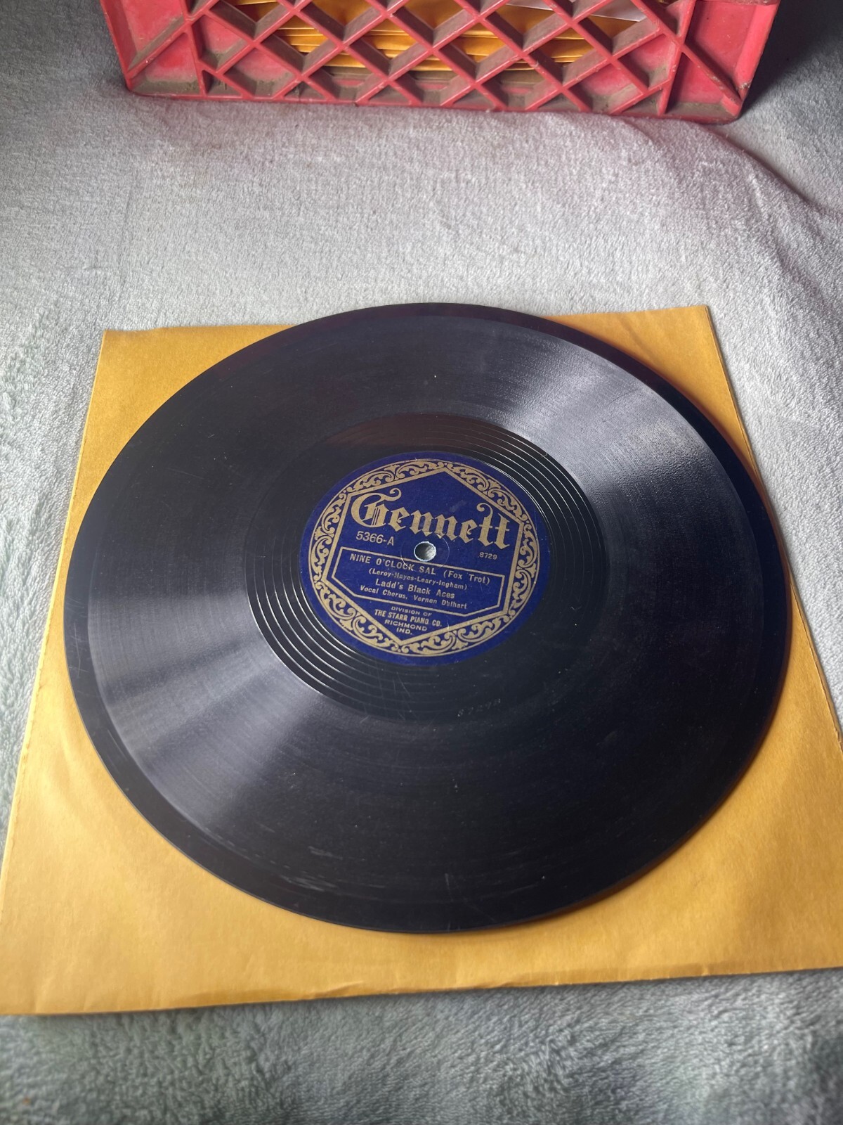 GENNETT Record 78 rpm 5366 LOTS O MAMA / NINE OCLOCK SAL | eBay