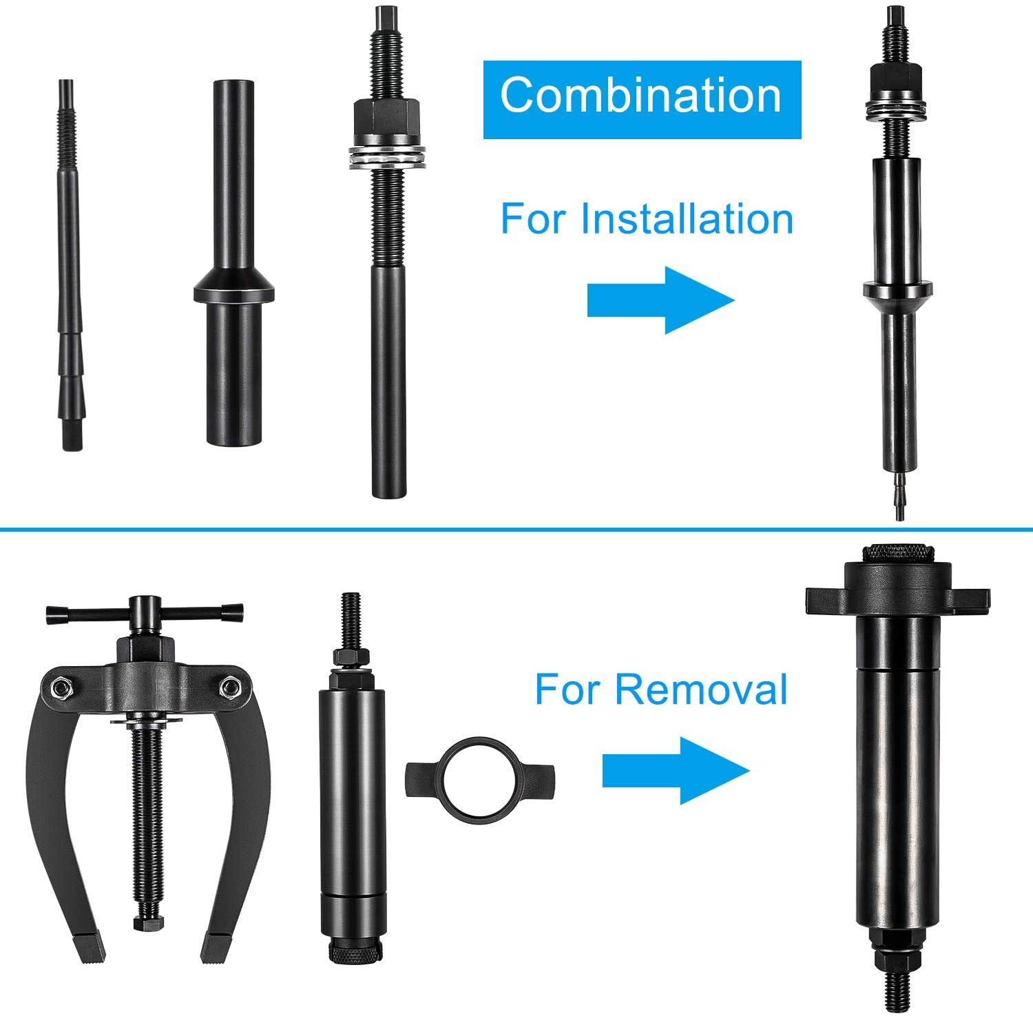 Injector Sleeve Remover & Installer Tool for Volvo FM and Mack MP7 MP8 ...