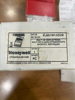 Honeywell Genesis XLSG1RF-HDVM MULTI-CD Horn-Strobe 24VDC/CC | eBay