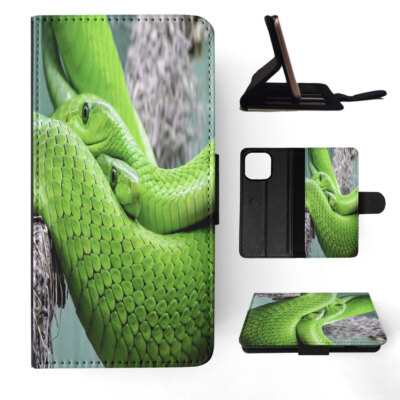 FLIP CASE FOR APPLE IPHONE|GREEN SLIMY REPTILE SNAKE | eBay
