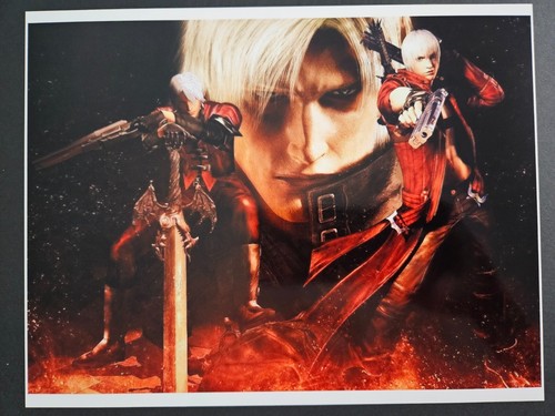 Devil May Cry Dante Playstation 2 PS2 PC Game Art Print Glossy Small ...