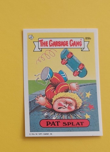 Pat Splat The Garbage Gang 1986 Series 3 (AUS) 89b TOPPS Trading Card ...