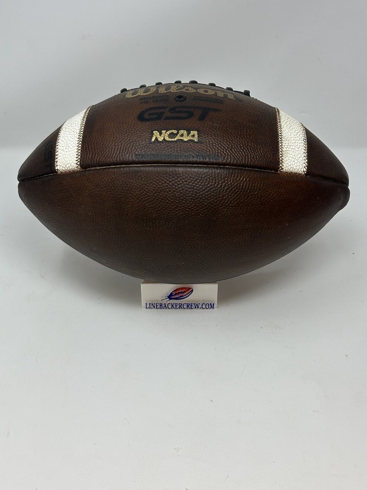 Wilson GST Full-Size Football Fully Game Prepped Mudded Conditioned ...