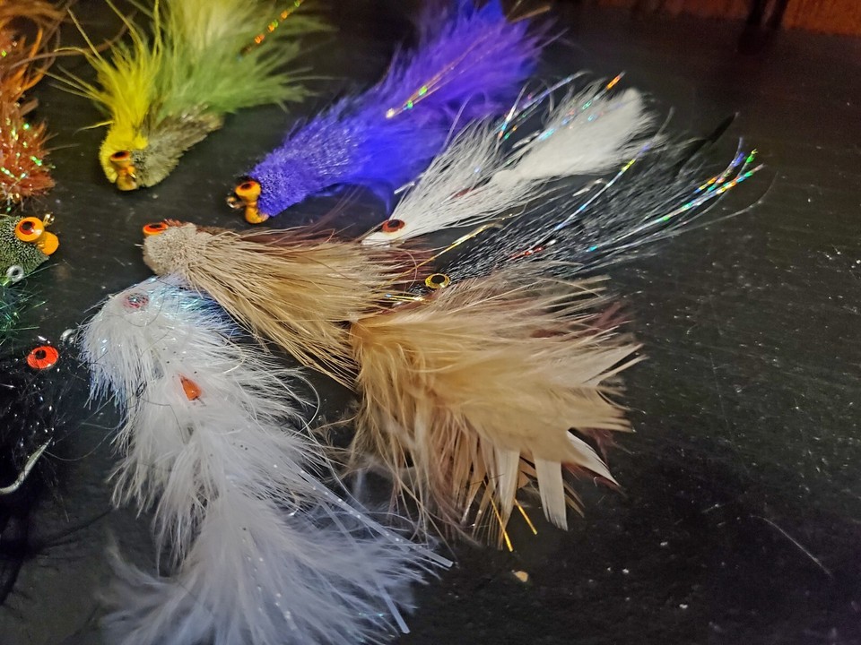 12 Articulated Streamer Fly Selection, Articulated Fishing Fly ...