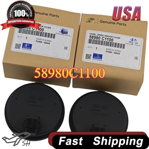 58980C1100 2X ABS Rear Wheel Bearing Speed Sensor For HYUNDAI Veloster ...
