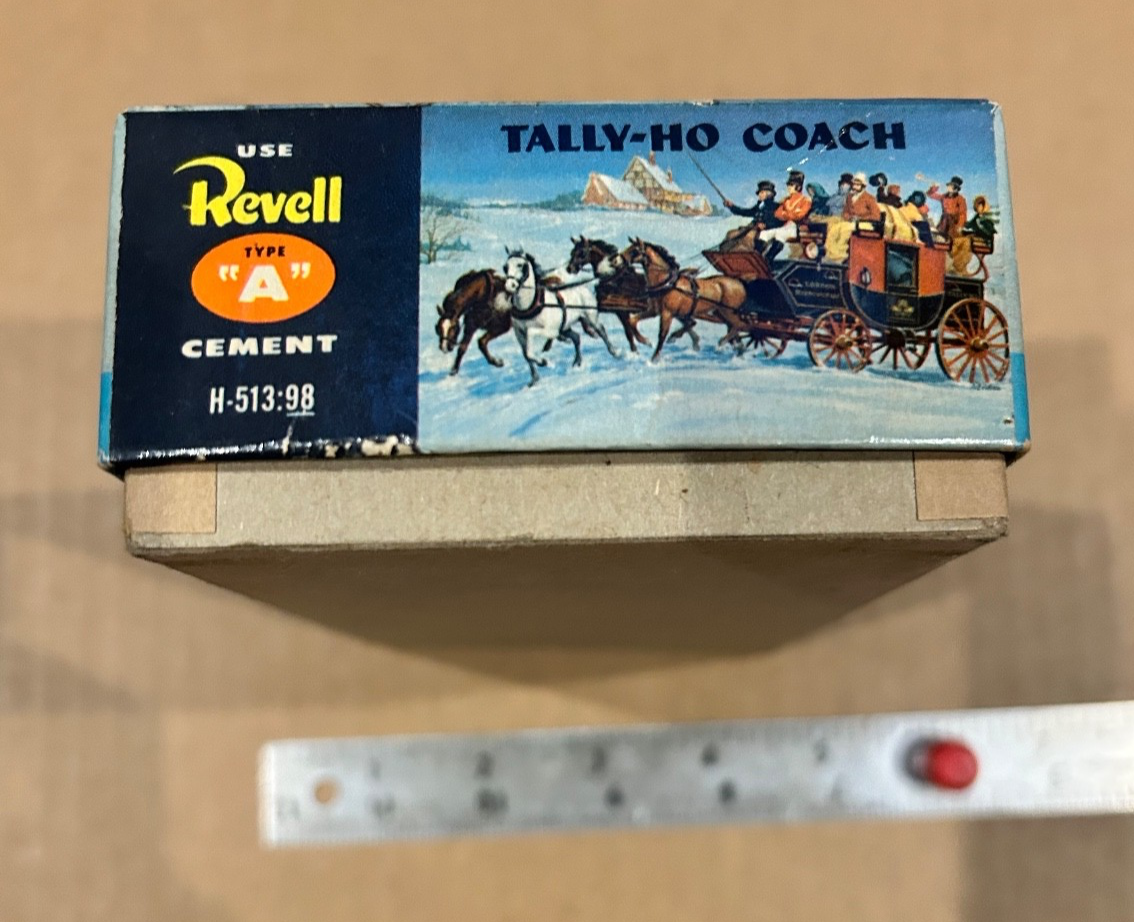 Vintage 1950's Revell Miniature Masterpieces Tally-Ho Coach | eBay