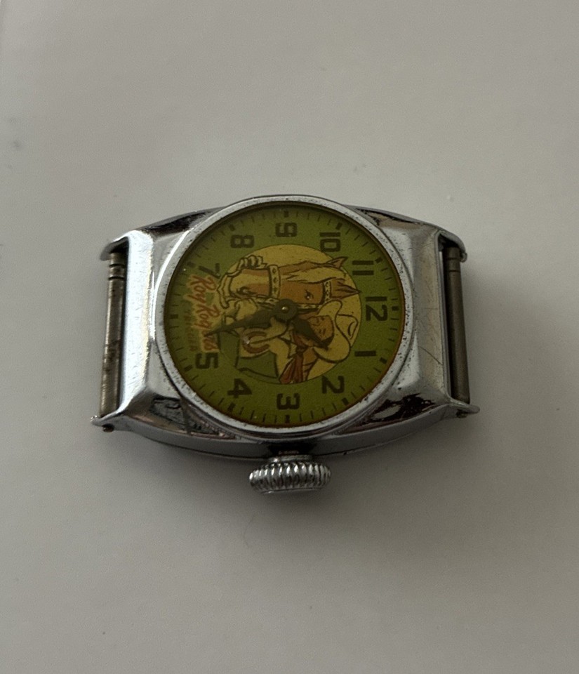 Vintage 1950's Roy Rogers & Trigger Horse Watch Face 25mm | eBay