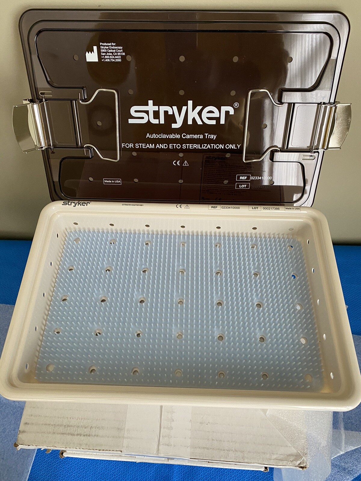 Stryker Autoclavable Camera Tray 0233-410-000 Inner Tray NOS for sale ...