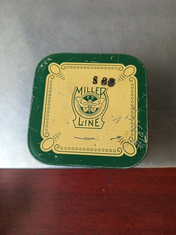 Vintage Miller Line Tin Metal Typewriter Ribbon Box | eBay