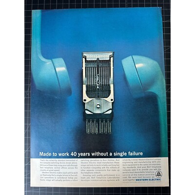 Vintage 1963 Western Electric Print Ad | eBay