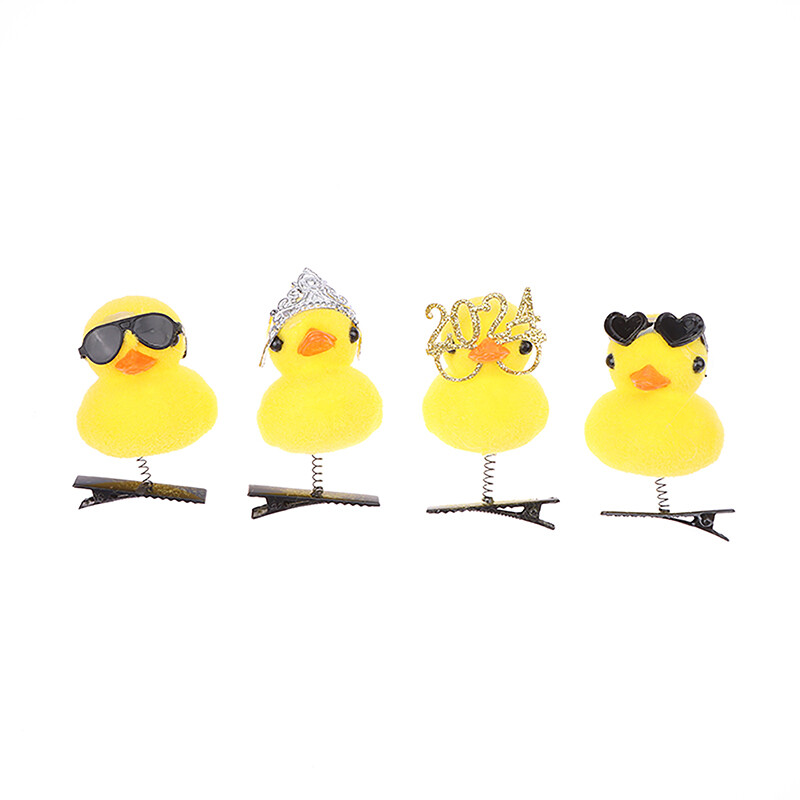 Little Yellow Duck Hairpin Spring Hair Hooks Girl Accessories Duck ...
