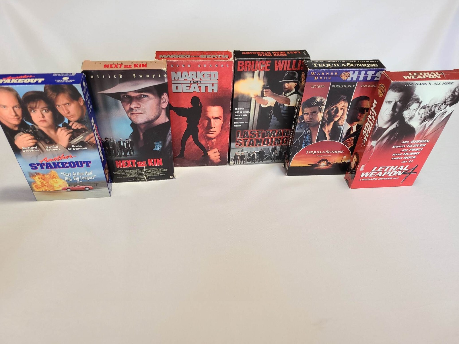 Lot of 6 - VHS Law Enforcement Cops Detectives Movies - Mel Gibson ...
