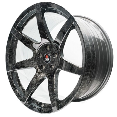 19" Project 6GR Seven Spoke Forged Carbon Fiber Composite Wheels For ...