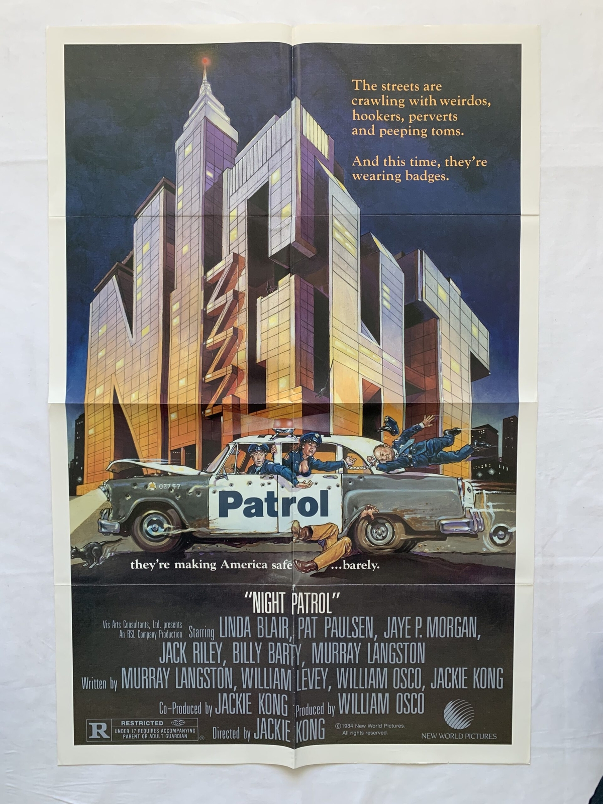 Night Patrol, 1984 Vintage original one sheet movie poster, Comedy | eBay
