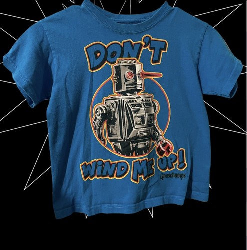 Vintage Goosebumps robot horror crop tee - Gem