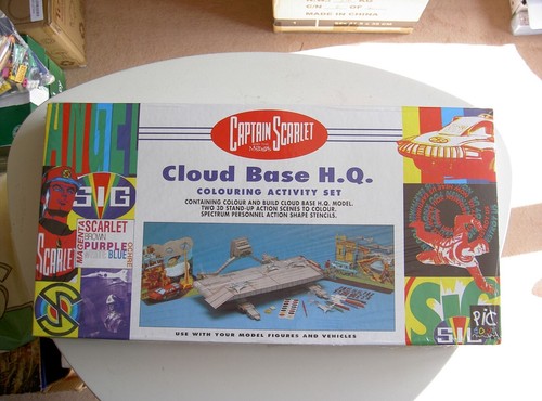 #D533 Captain Scarlet Cloud Base HQ Colouring Activity set sealed 1993 ...