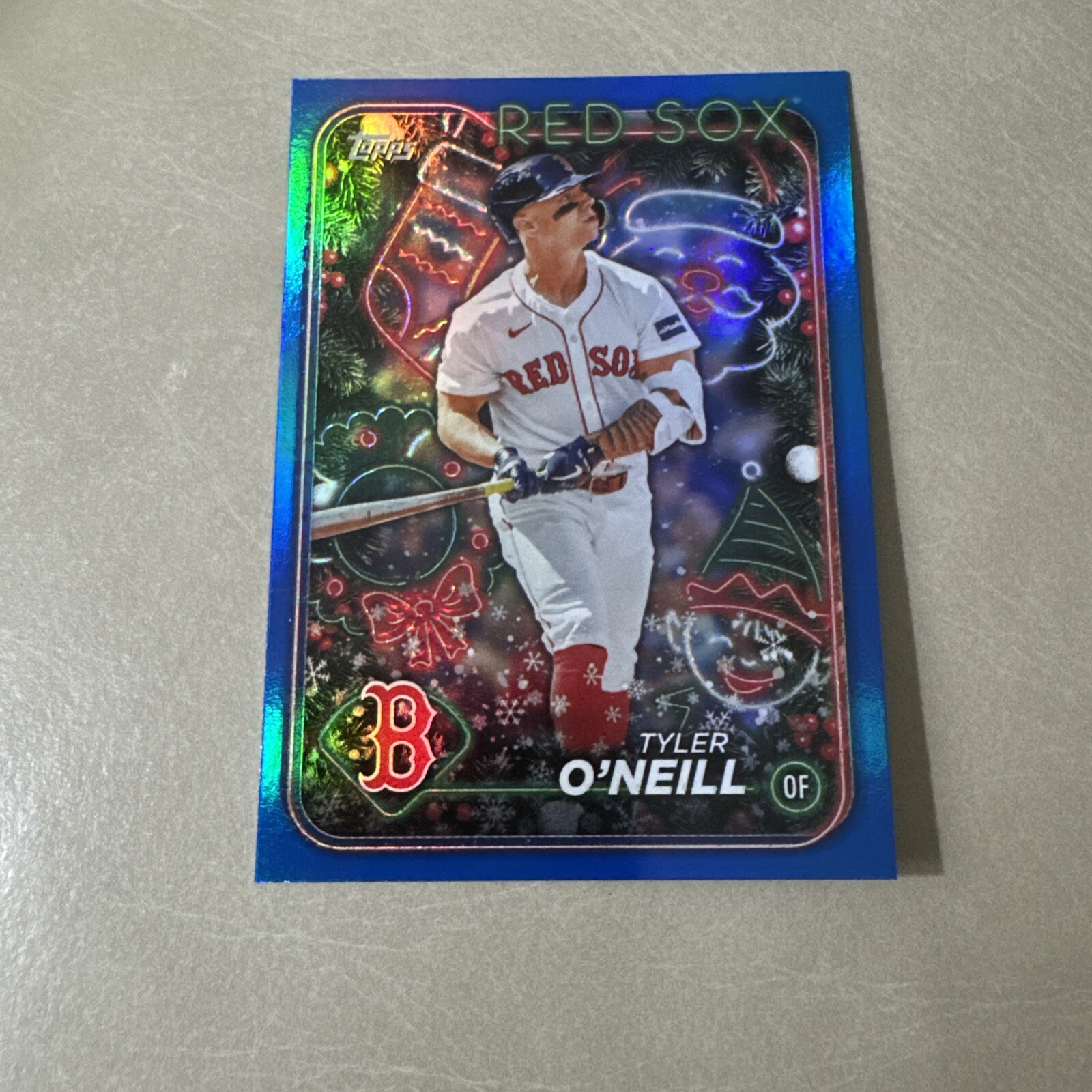 2024 Topps Holiday - Tyler O'Neill #H60 Blue Metallic Glitter for sale ...