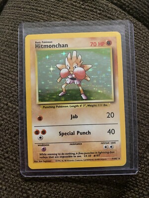 Hitmonchan Base Set Holo Rare Pokemon Card | eBay
