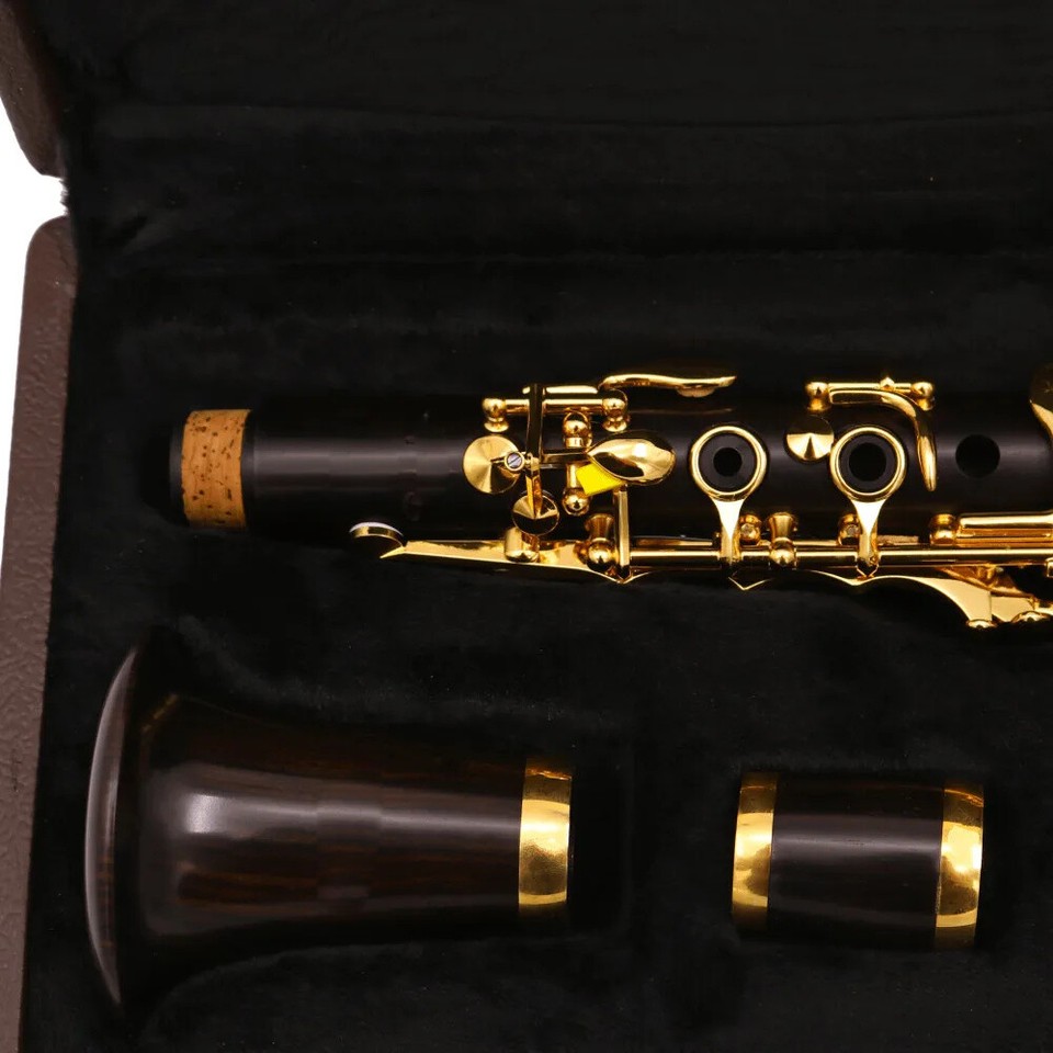 Professional Eb 18 Key Ebony Clarinet Gold Plated Keys E fFat Sweet ...