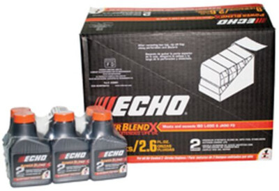 48 Pack Echo Oil 2.6 Oz Bottles 2 Cycle Mix for 1 Gallon Power Blend ...